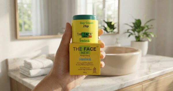 Review The Face Temulawak Day & Night Cream: Ciri Asli (BPOM) vs Palsu ...
